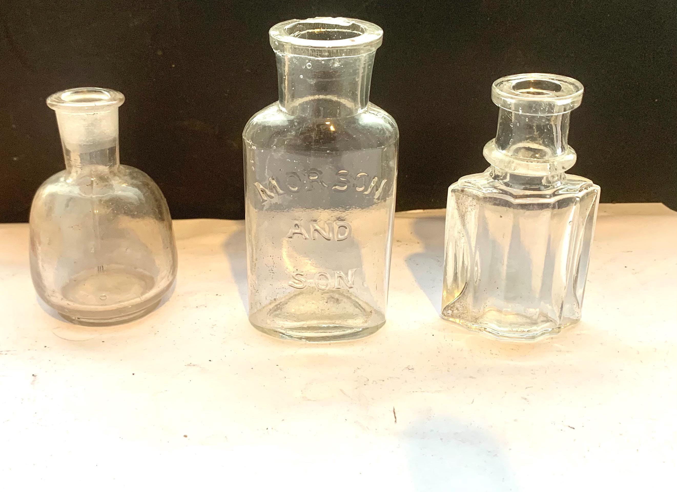 3 Victorian Edwardian Perfume Bottles Found Mudlarking - Etsy
