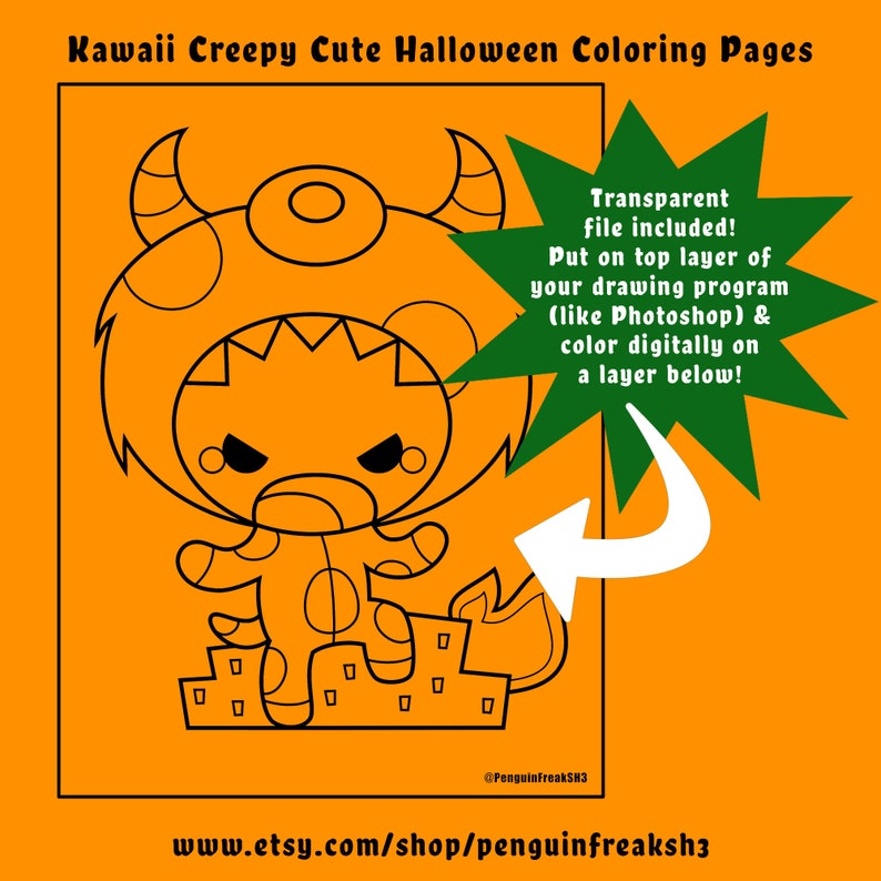 Kawaii Cute Halloween Coloring Pages Printable Coloring Pages Kids ...