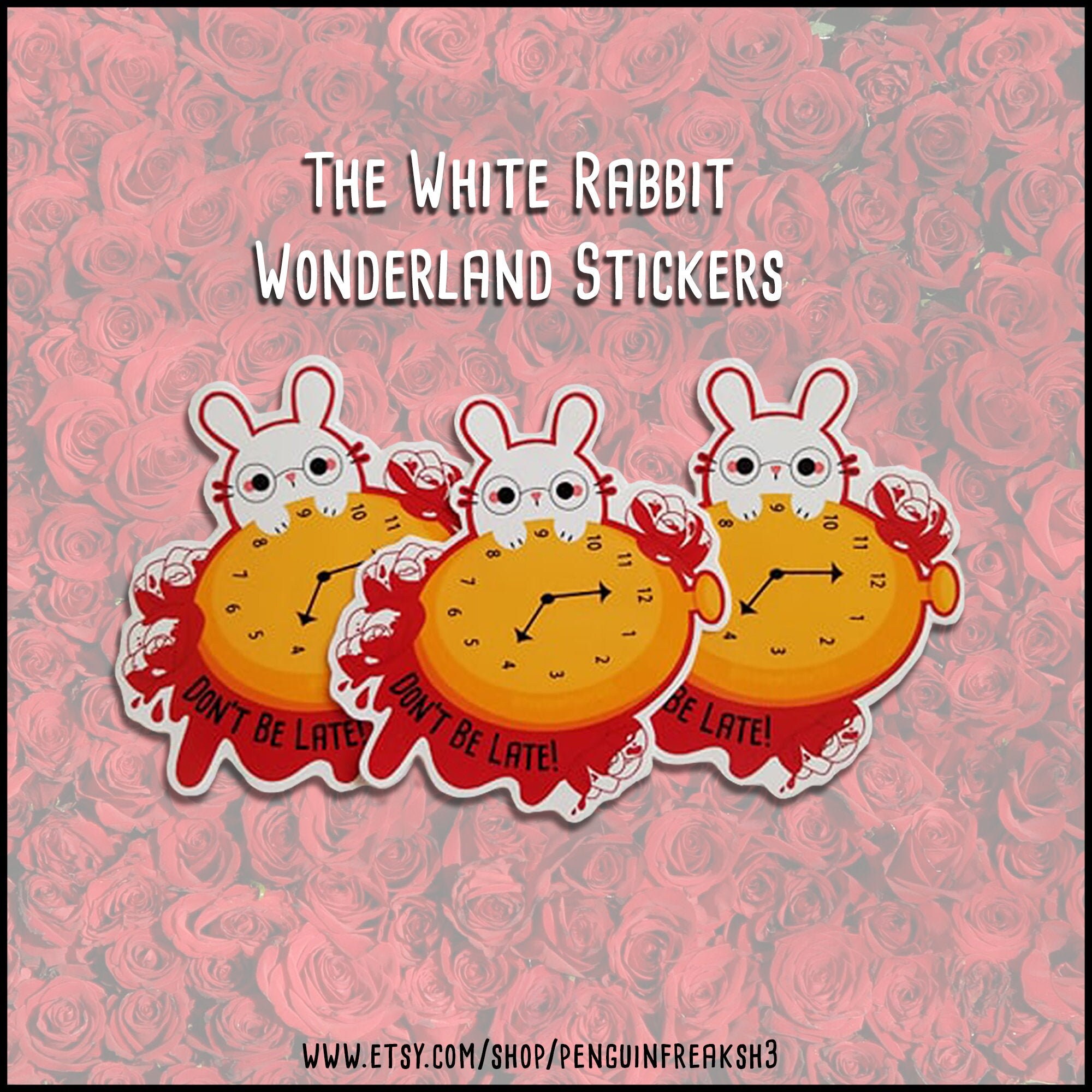 white rabbit sticker wonderland laptop decal white rabbit laptop decal ...