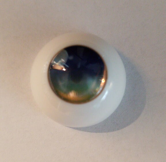 Doll Eyes Blue Green & Yellow Gradient Iridescent 8mm 10mm 12mm 14mm ...