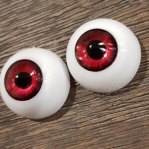 Doll Eyes Gothic Red Style 8mm 10mm 12mm 14mm 16mm 18mm 20mm 22mm ERSA ...