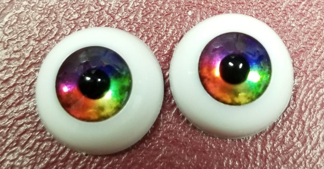 Doll Eyes Rainbow 8mm 10mm 12mm 14mm 16mm 18mm 20mm 22mm ERSA FLORA BJD ...