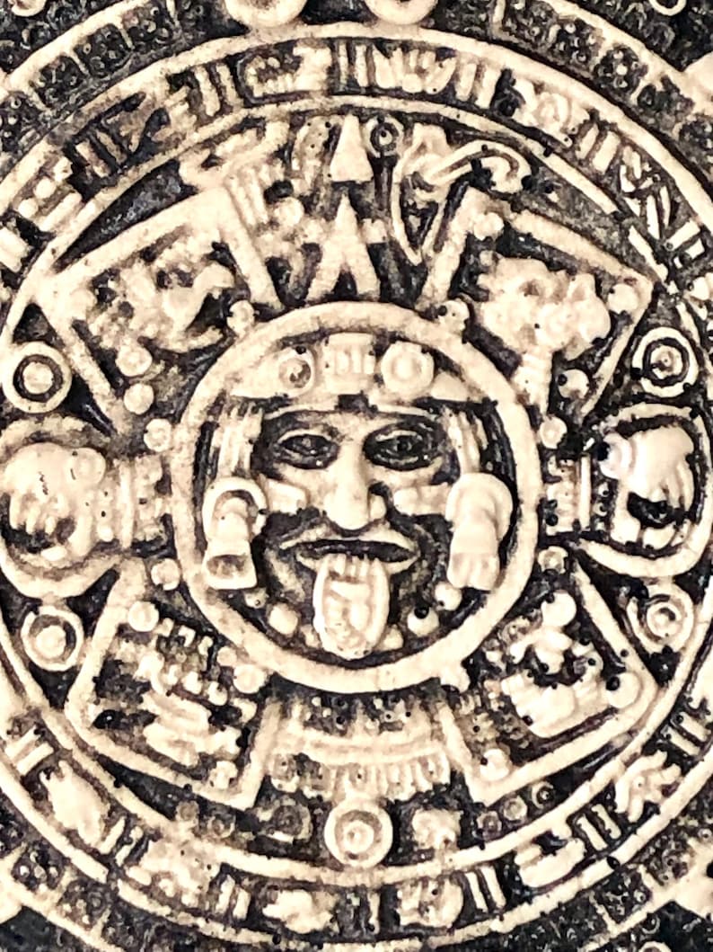 Aztec Calendar Wall Plaque - Etsy