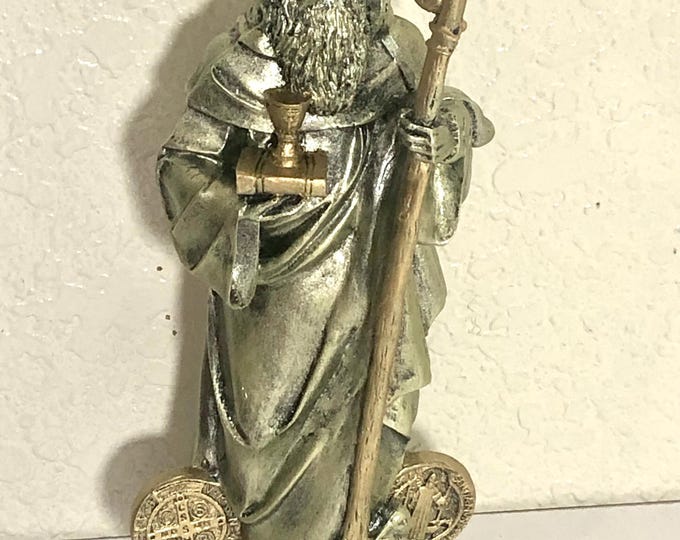 Saint Benedict/san Benito Religious Statue - Etsy