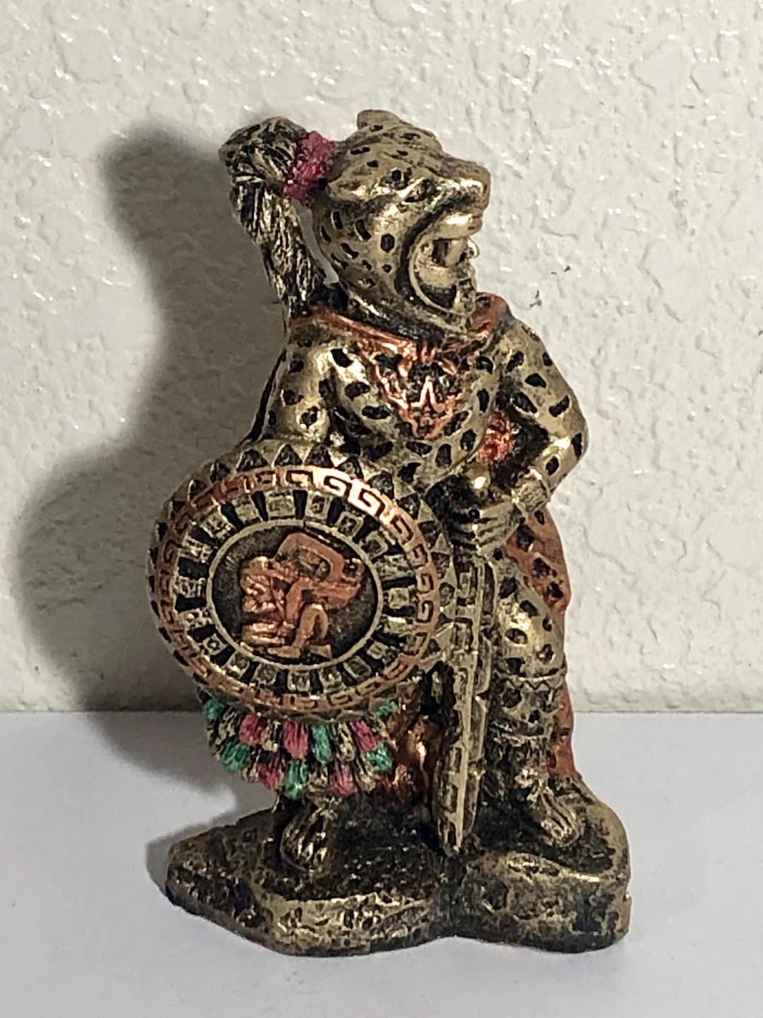 Jaguar Warrior With Weapon & Shield- Mayan Calendar on Shield - Etsy