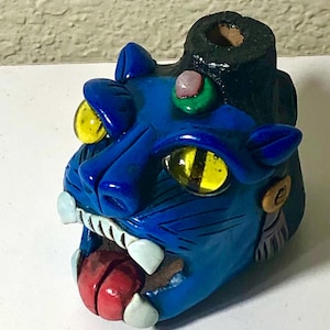 Aztec Jaguar Warrior Whistle - Etsy