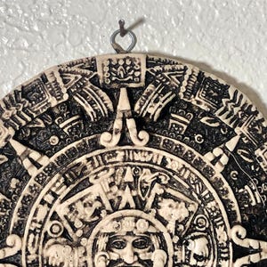 Aztec Calendar Wall Plaque - Etsy