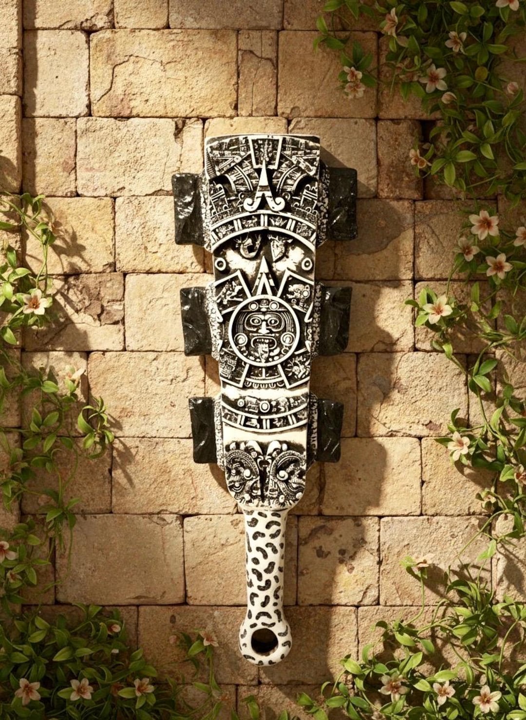 Aztec Macuahuitl - Aztec Warrior’s Weapon With the Aztec Calendar ...