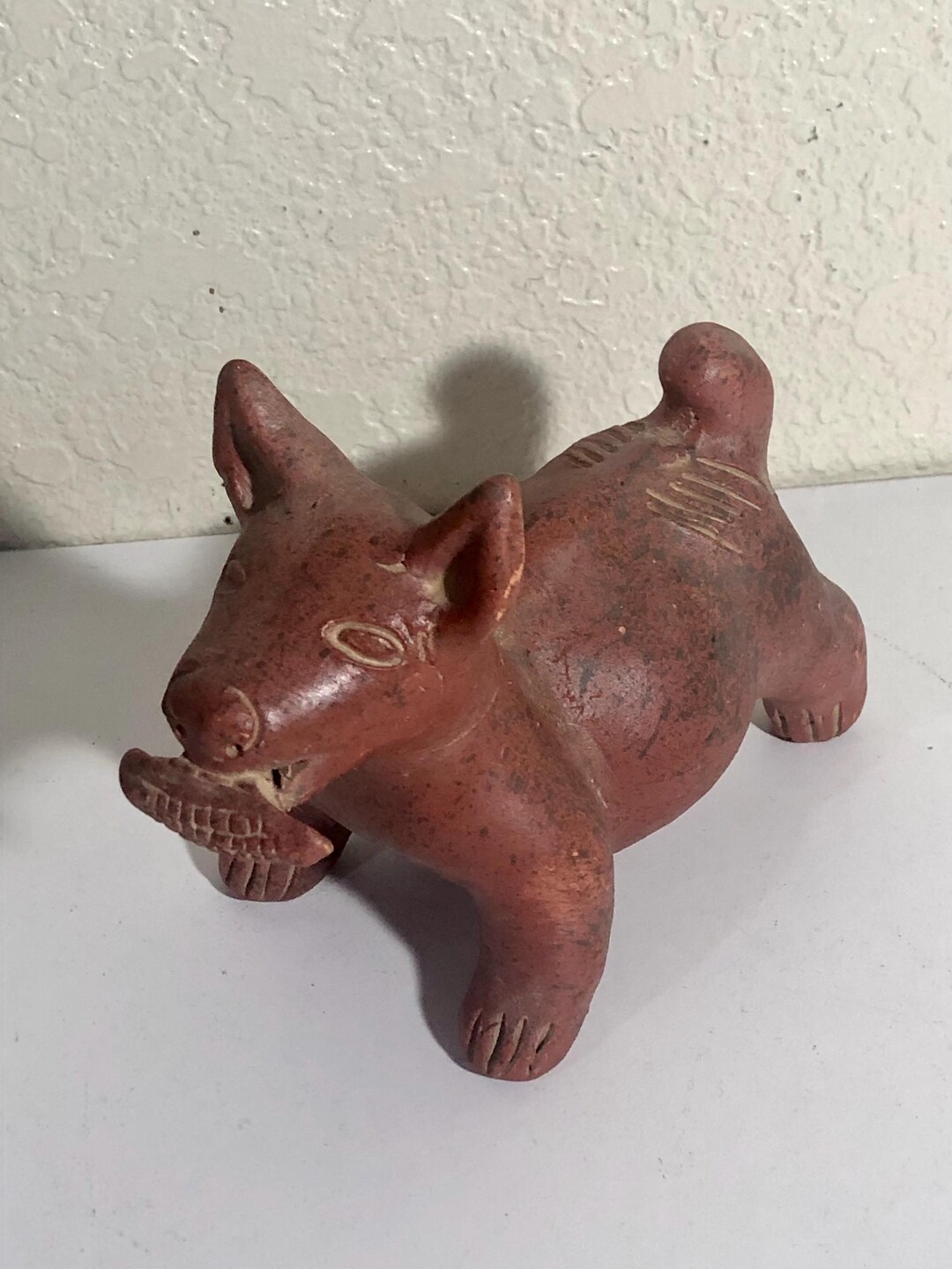 Aztec Clay Xoloitzcuintli With Maíz - Ancient Aztec Sacred/holy Dog - Etsy