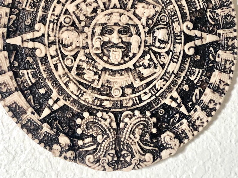 Aztec Calendar Wall Plaque - Etsy