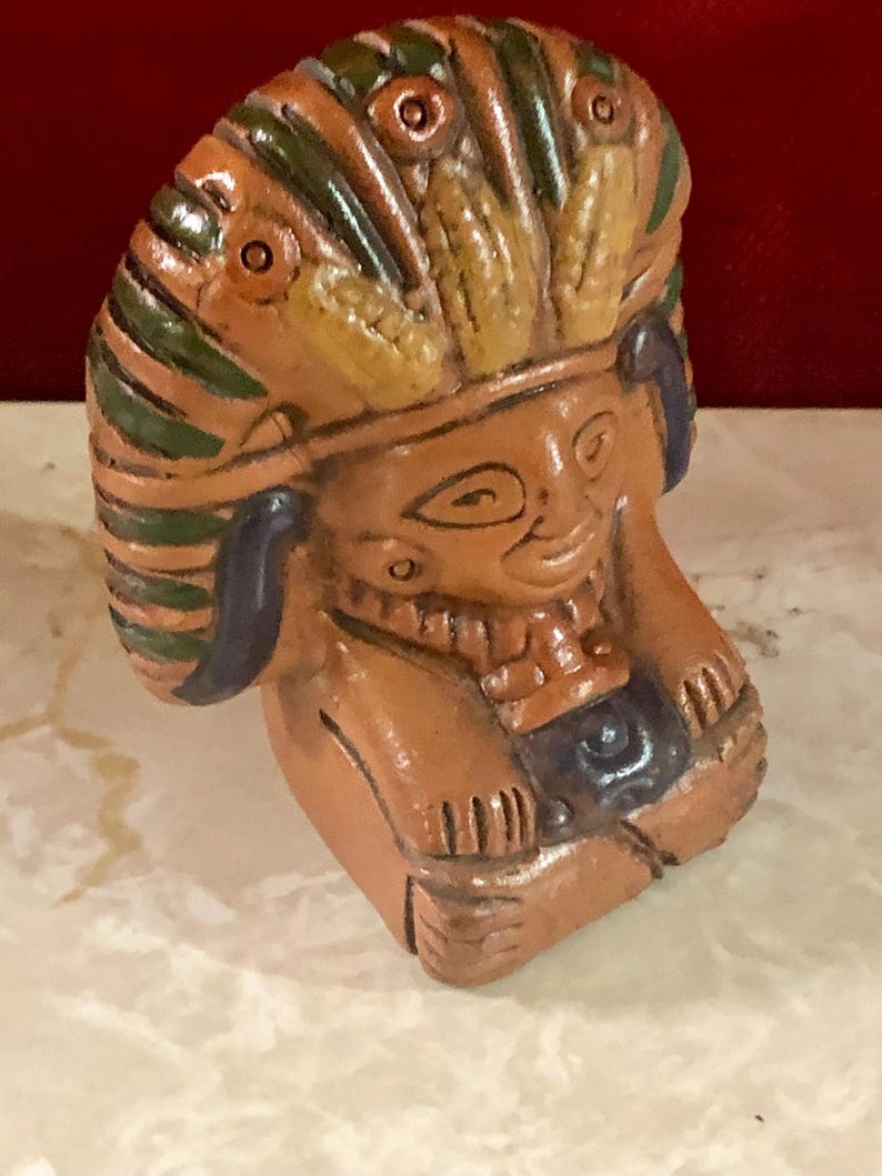 Centeotl- Aztec God of Maize & Agriculture Symbolizing Sustenance ...