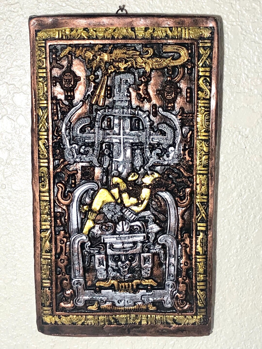 Mayan Emperor Pakal the Great Tombstone Sarcophagus Plaque - Etsy
