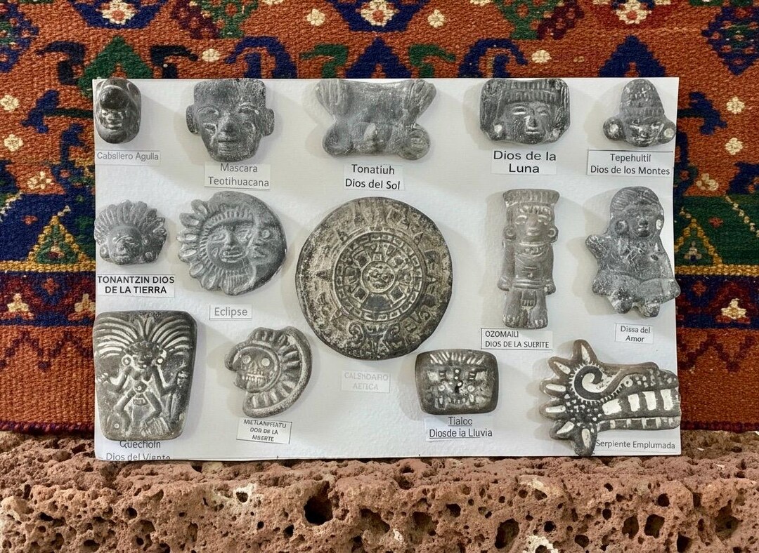 Aztec Artifacts Collection Replica - Etsy