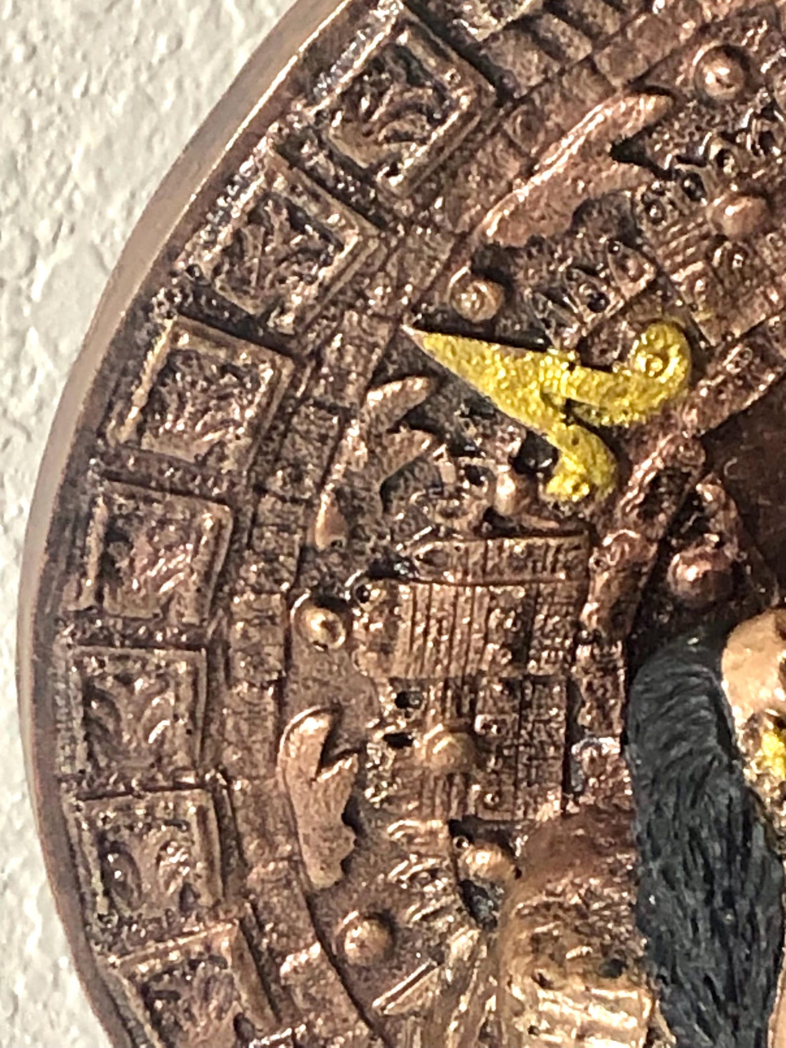 Aztec Amor Eterno Everlasting Love With Aztec Calendar - Etsy