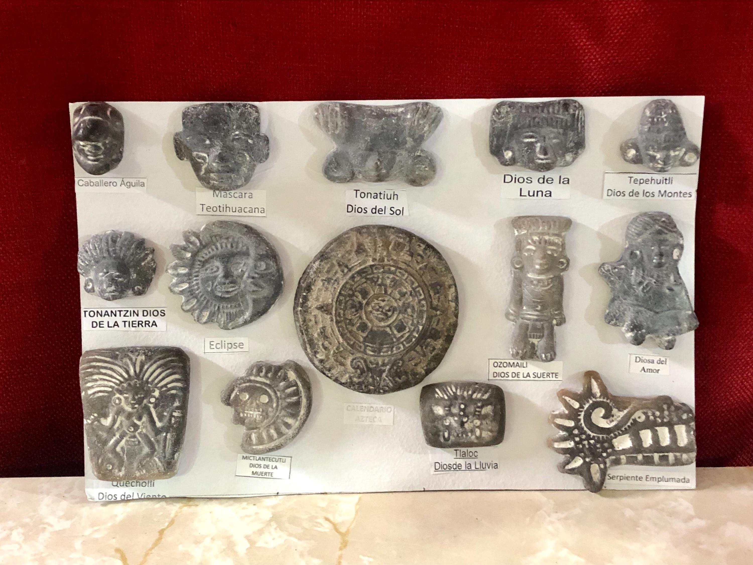 Aztec Artifacts Collection Replica - Etsy
