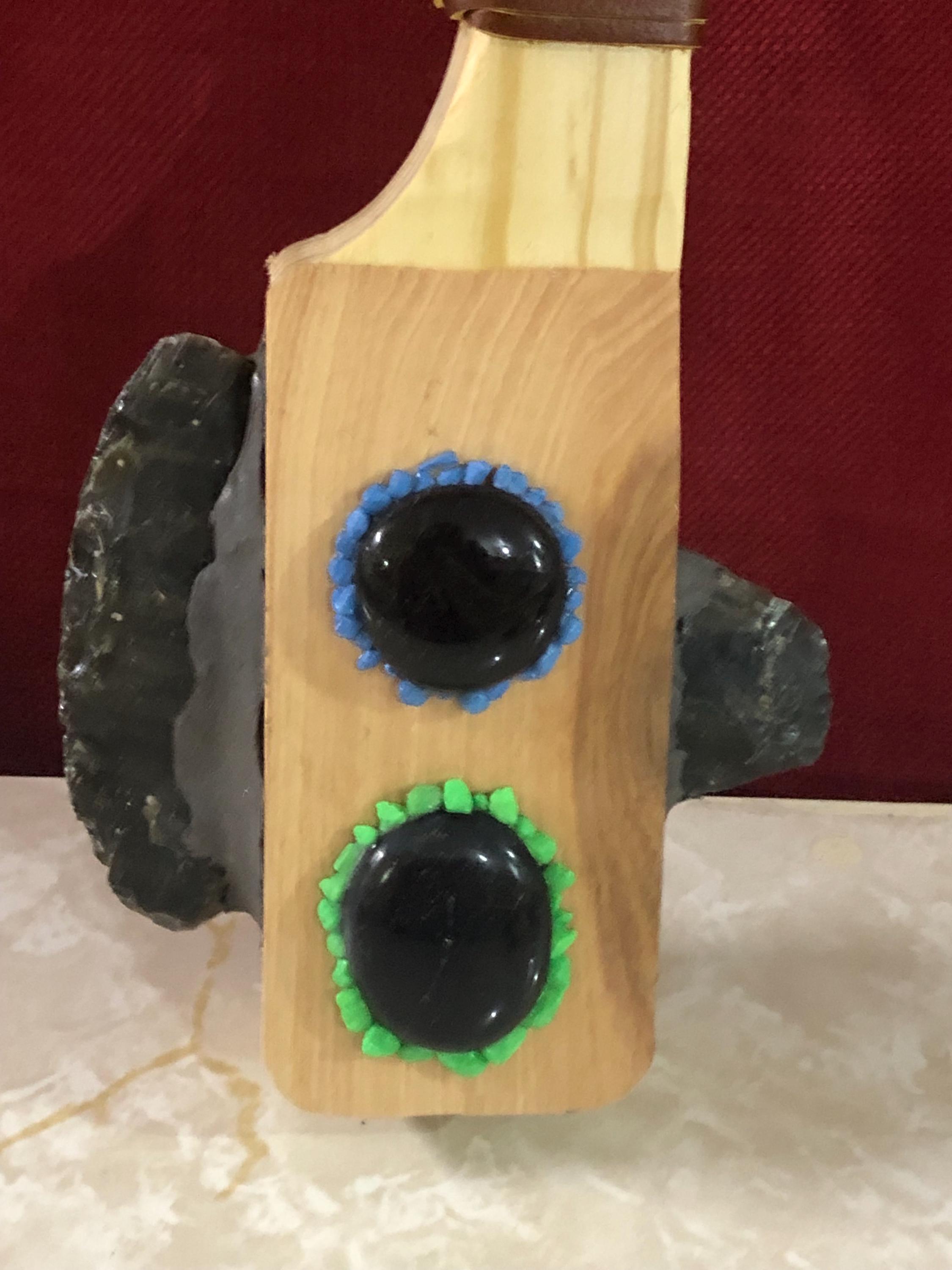 Aztec Wooden Macuahuitl With Obsidian Blade -decorative Aztec Weapon - Etsy
