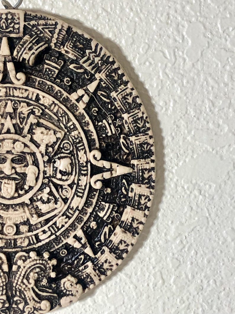 Aztec Calendar Wall Plaque - Etsy