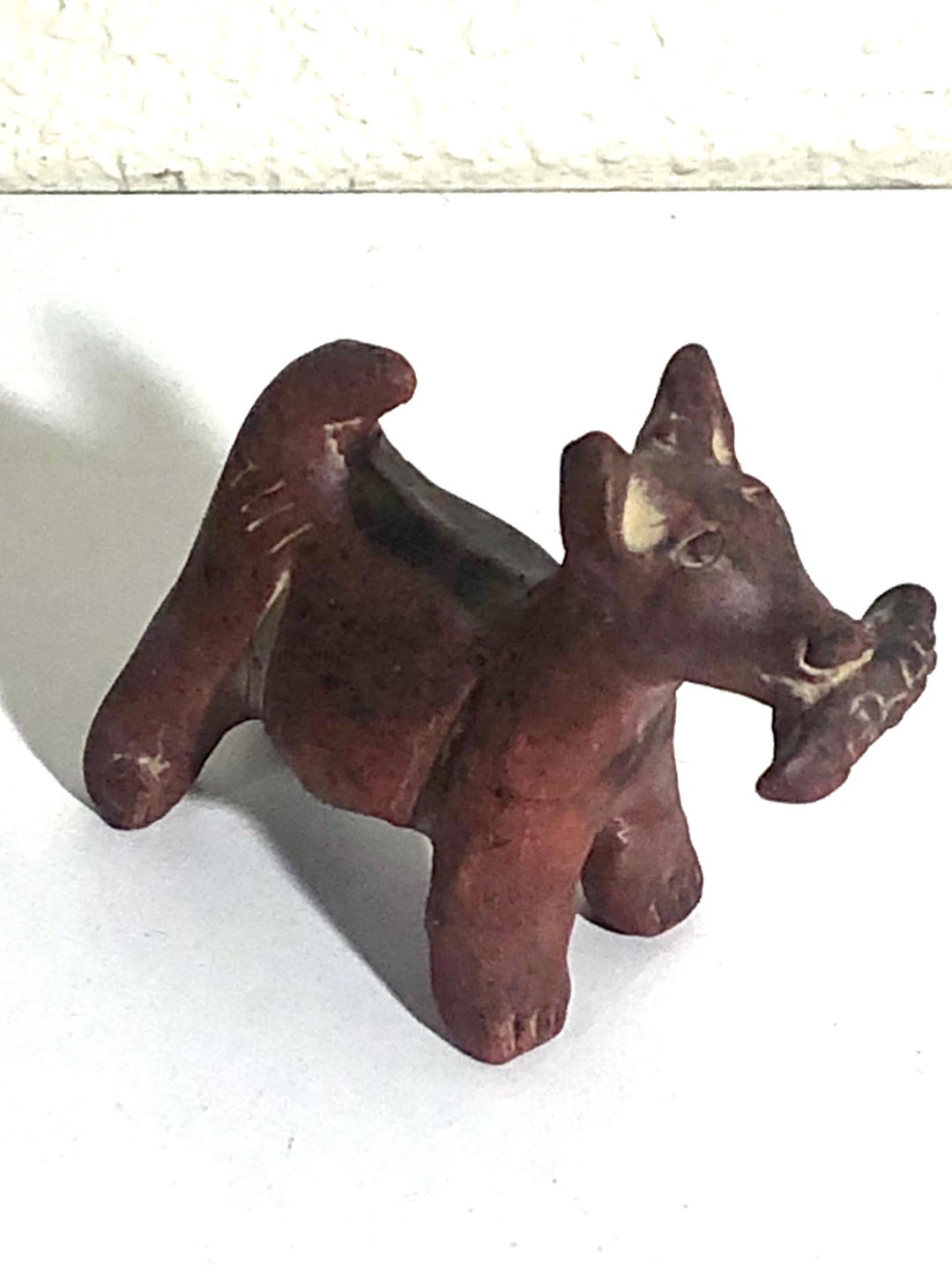 Aztec Clay Xoloitzcuintli With Maíz on Mouth - Ancient Aztec Sacred ...