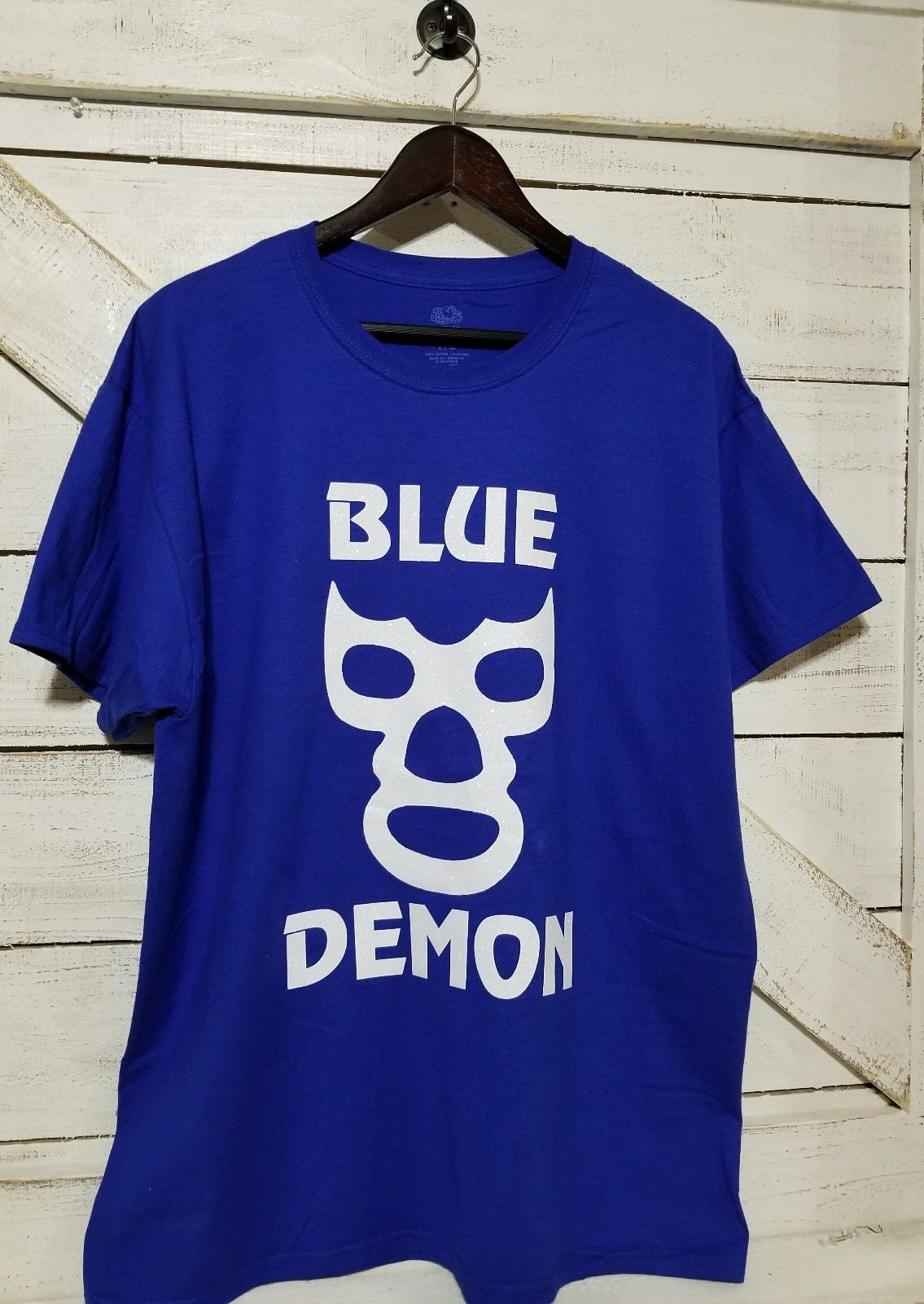 Blue Demon- Lucha Libre - Luchador - Mexico 100% Cotton T-shirt - Etsy