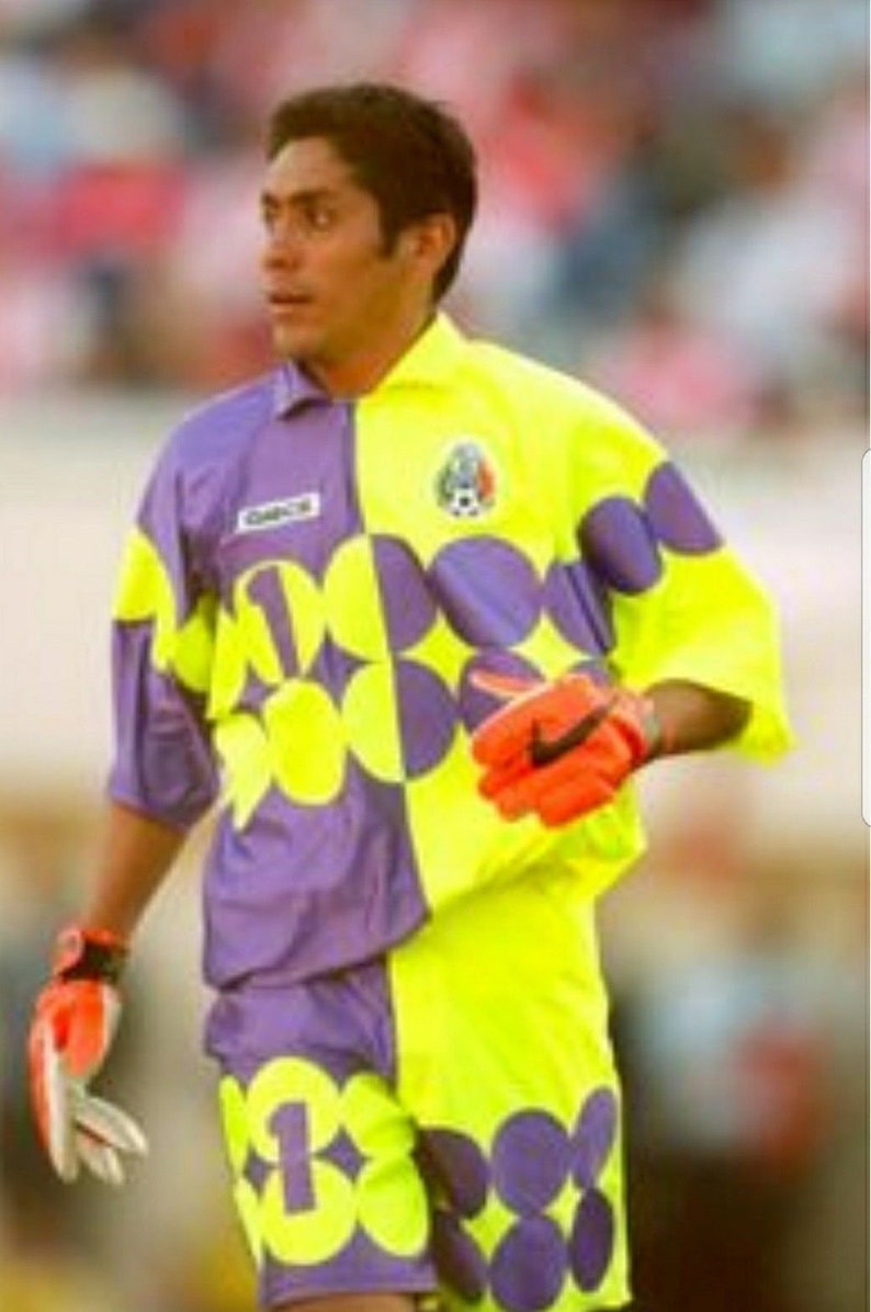 Mexico 1998 Jorge Campos 1 Goalkeeper Jersey - Etsy