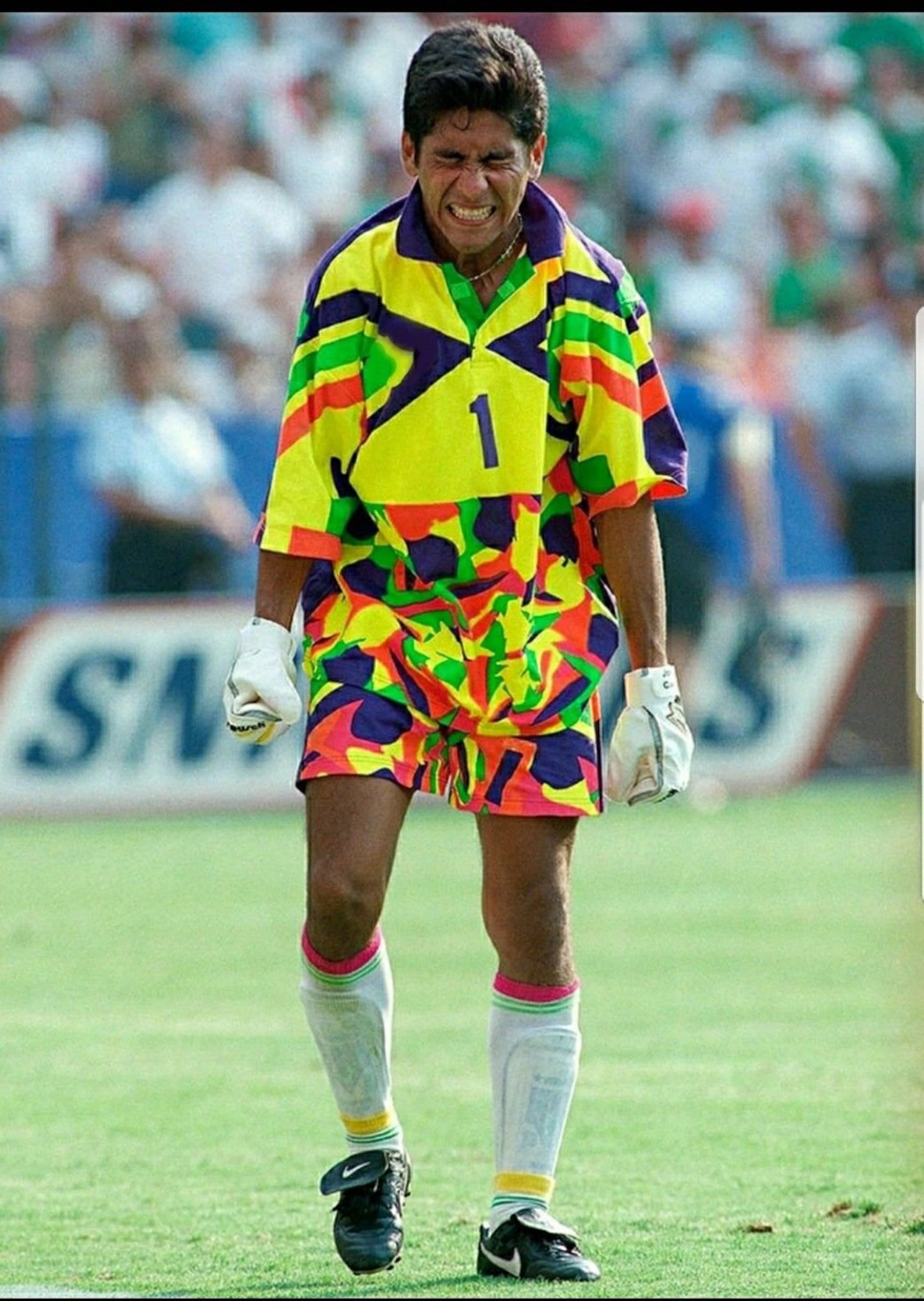 Mexico Retro/vintage Jorge Campos 1 Goalkeeper Jersey - Etsy