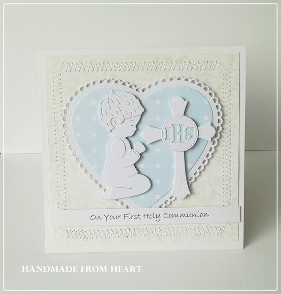Homemade First Communion Cards