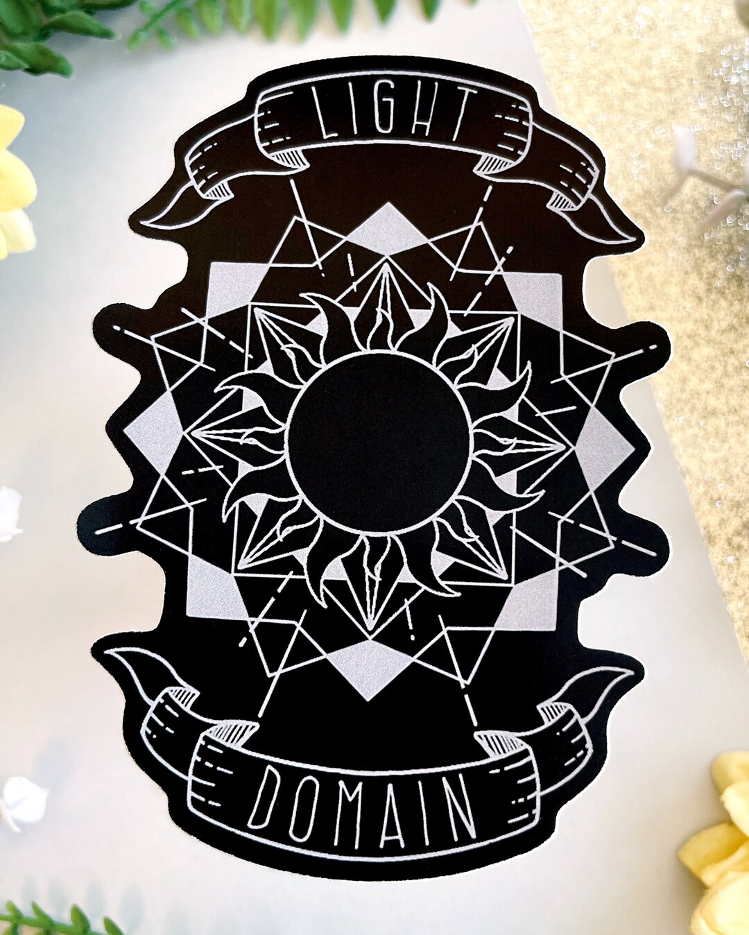 Cleric Light Domain Vinyl Sticker for TTRPG Party Gift or Character ...