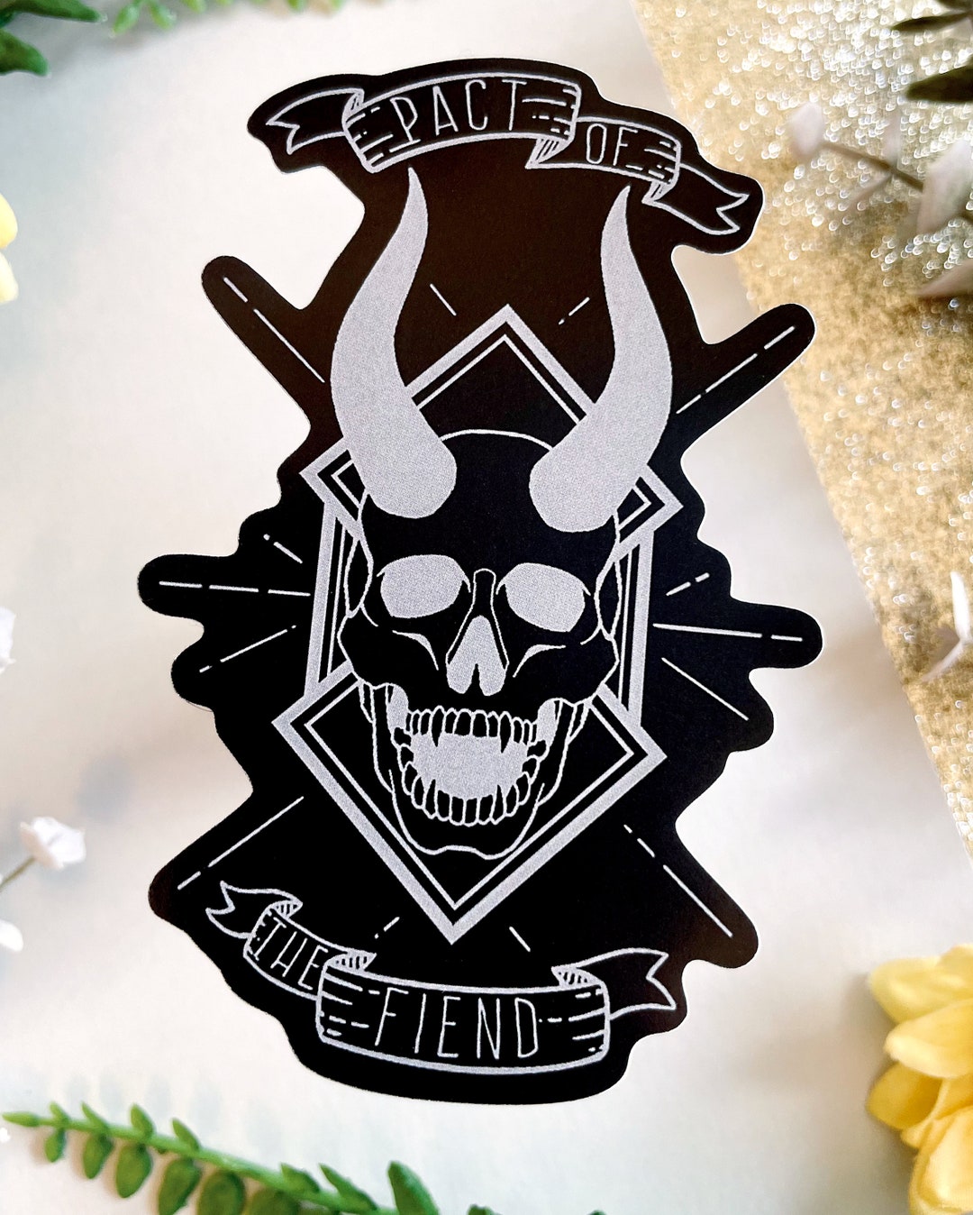 Warlock Pact of the Fiend Vinyl Sticker TTRPG Party Gift - Etsy