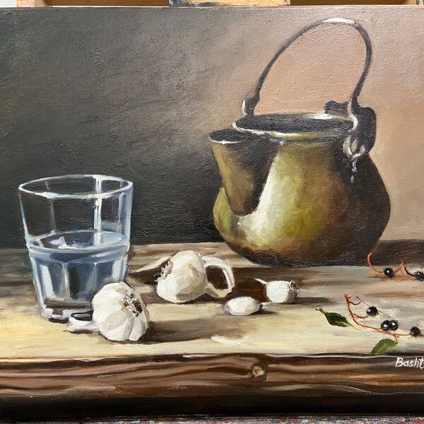 Kitchen Still Life Oil Painting - Etsy