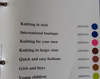 Knitting Binder - Etsy