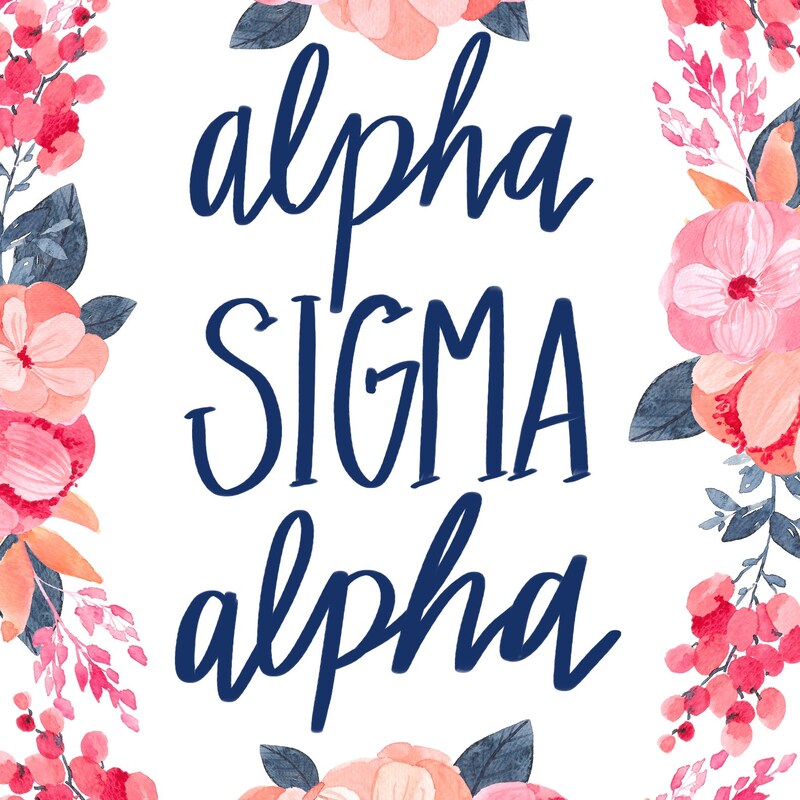Alpha Sigma Alpha - Etsy