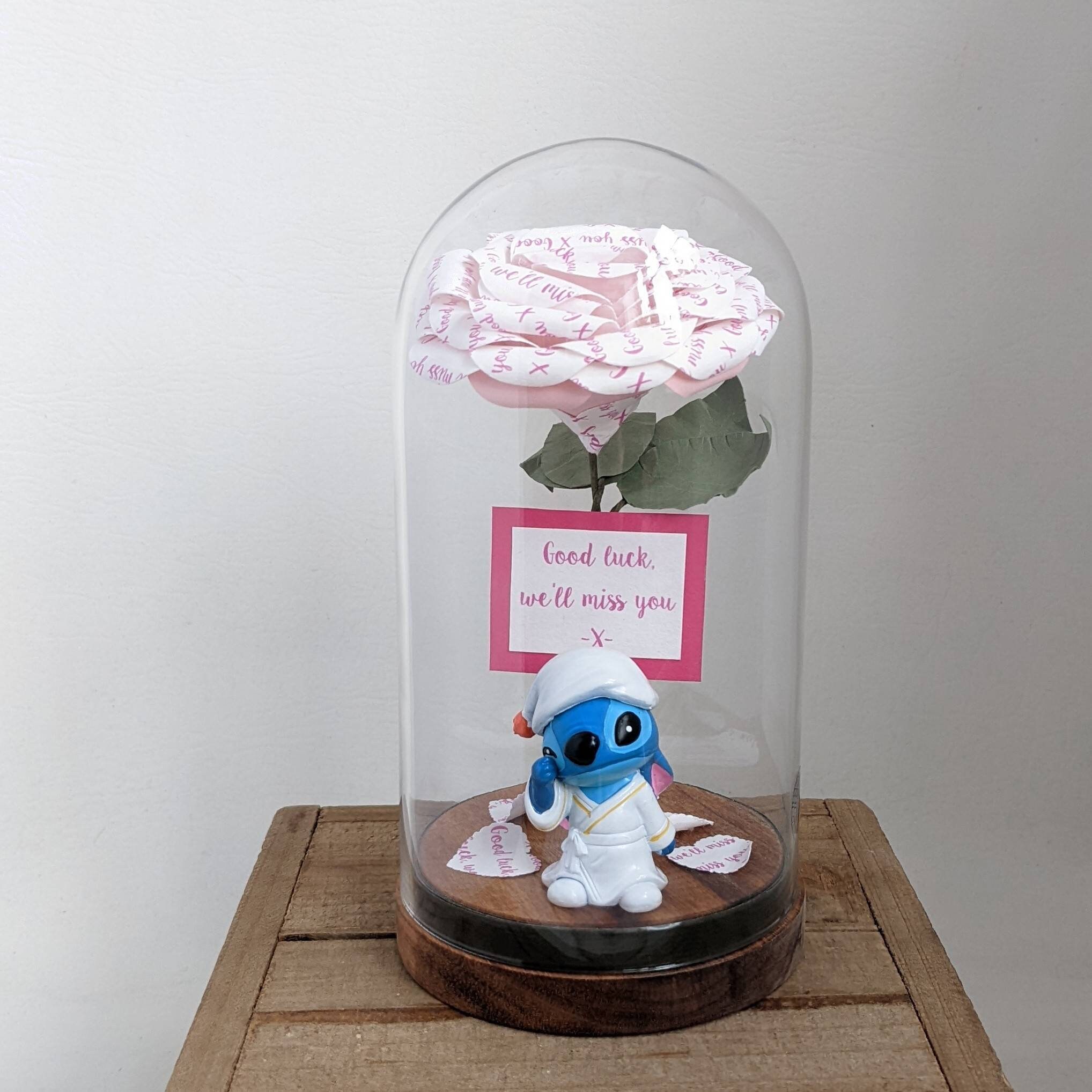 Personalised Lilo & Stitch Stitch Rose in a Dome - Etsy UK