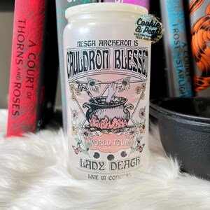 ACOTAR Nesta Cauldron Blessed Glass Tumbler - Etsy