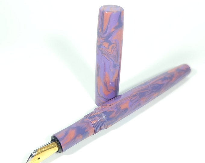 Springtime Dusk - Mili-farad Model - Custom Fountain Pen - Etsy