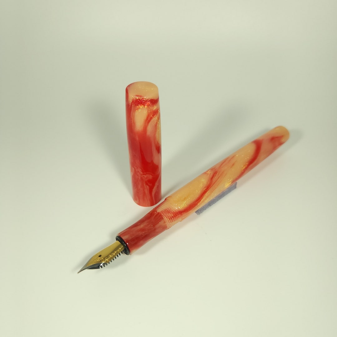 Candy Apple Mili-farad Model Custom Fountain Pen - Etsy