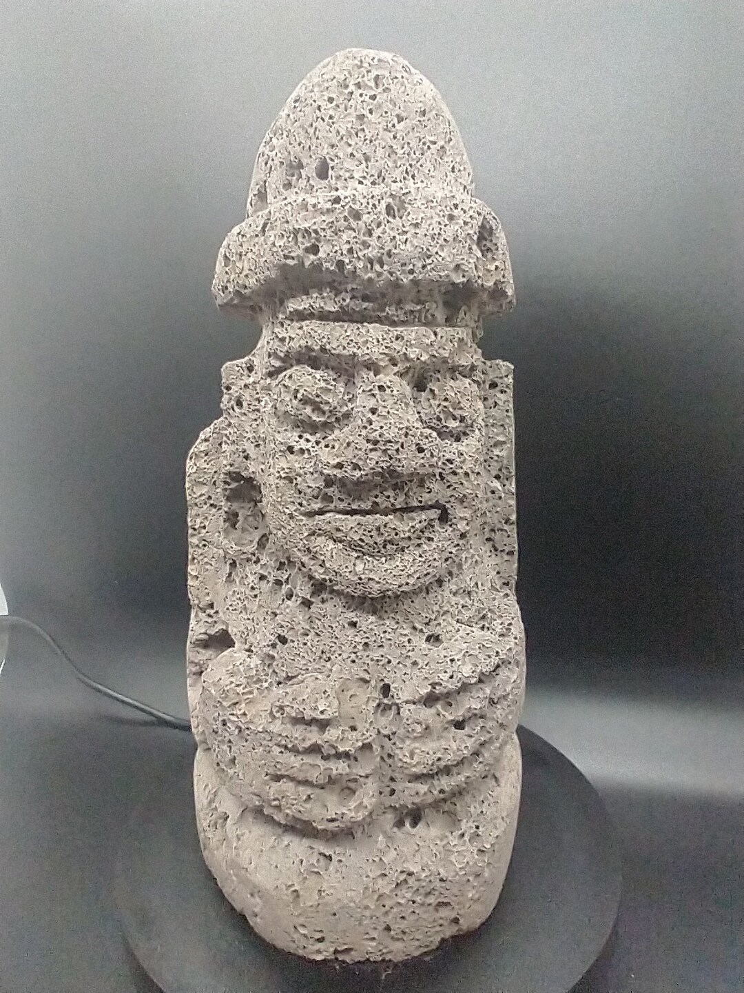 South Korean DOL HAREUBANG Basalt Volcanic Carved - Etsy