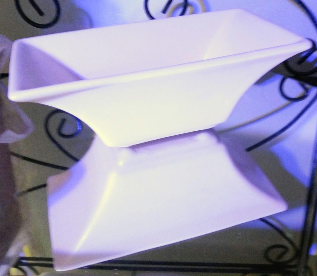 Heager Art Deco Matte off White Royal? 1930 Planter Stilt Marks - Etsy