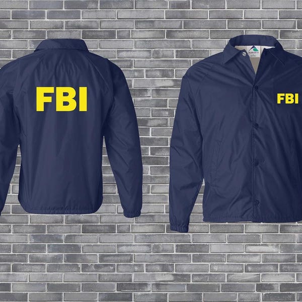 Fbi Jacket - Etsy