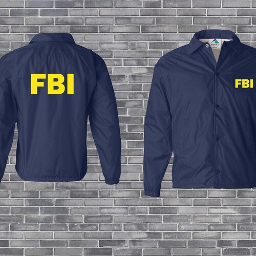 FBI Jacket Burt Macklin FBI Windbreaker Jacket Costume | Etsy