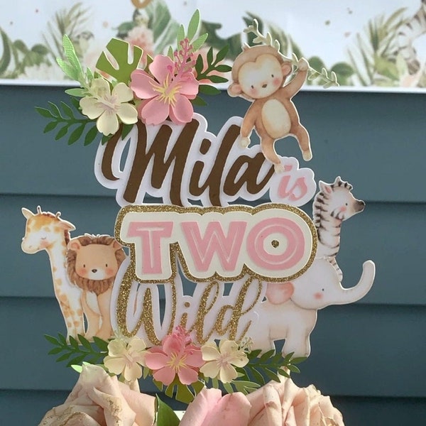 Safari Cake Topper - Etsy