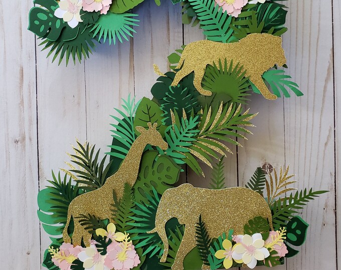 Safari Number, Safari Birthday Party Theme, Jungle Animal Birthday ...