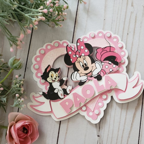 Printable. Editable Minnie Mouse Cake Topper Minnie Cake - Etsy