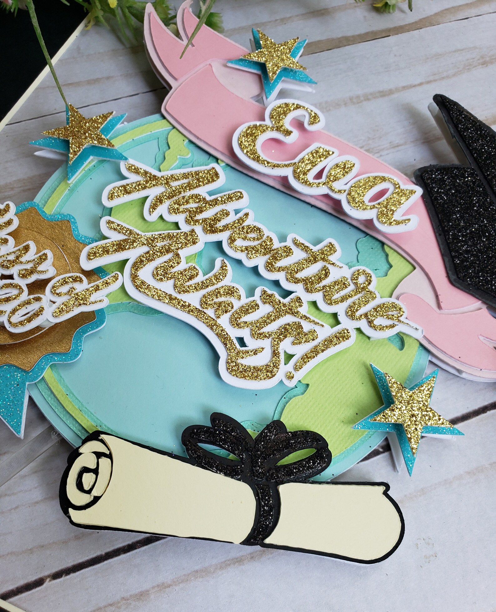 Graduation Cake Topper, Graduation Party Decorations, Custom Graduation ...