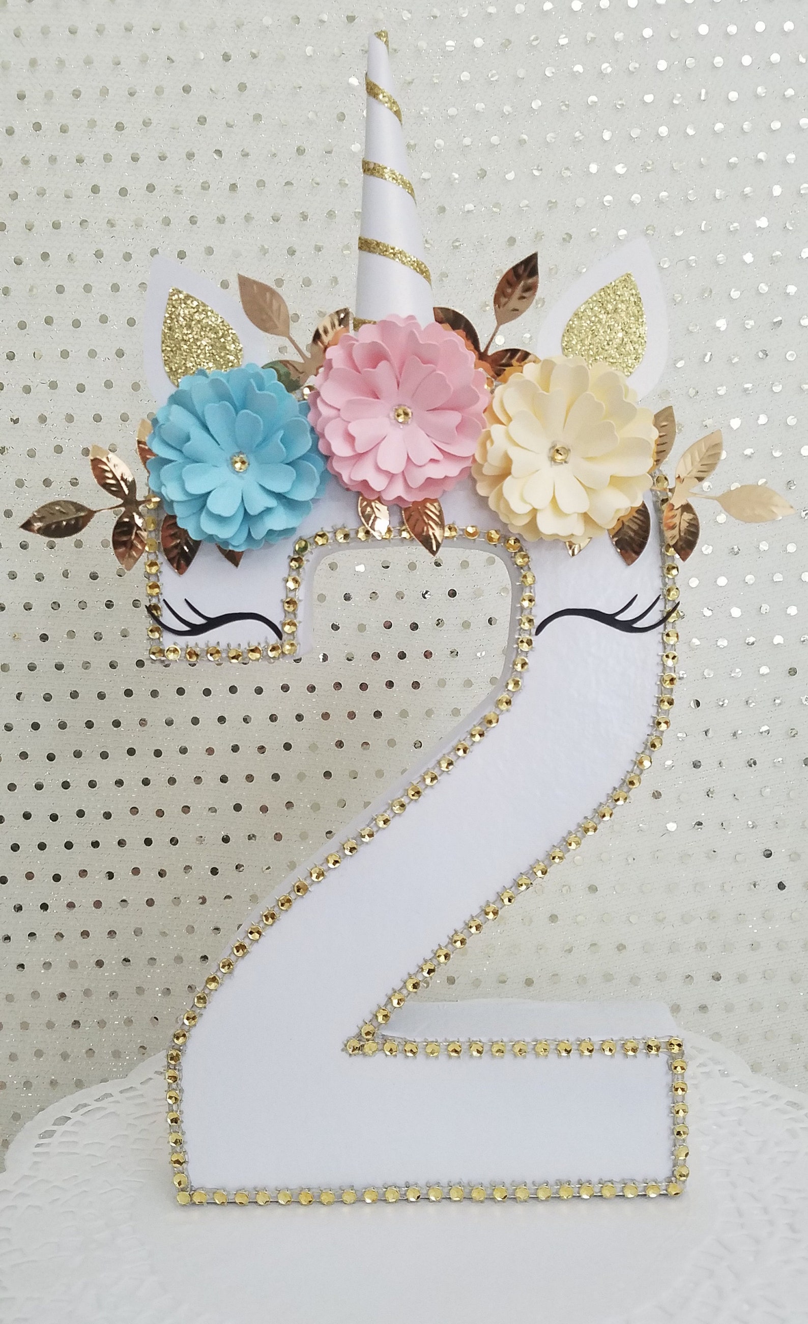 Unicorn Number, Unicorn Party Decorations, Girl's Bedroom Decor ...