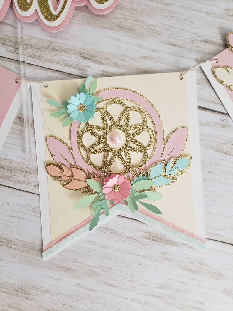 Tribal Boho Theme Banner Two Wild Party Banner Birthday | Etsy