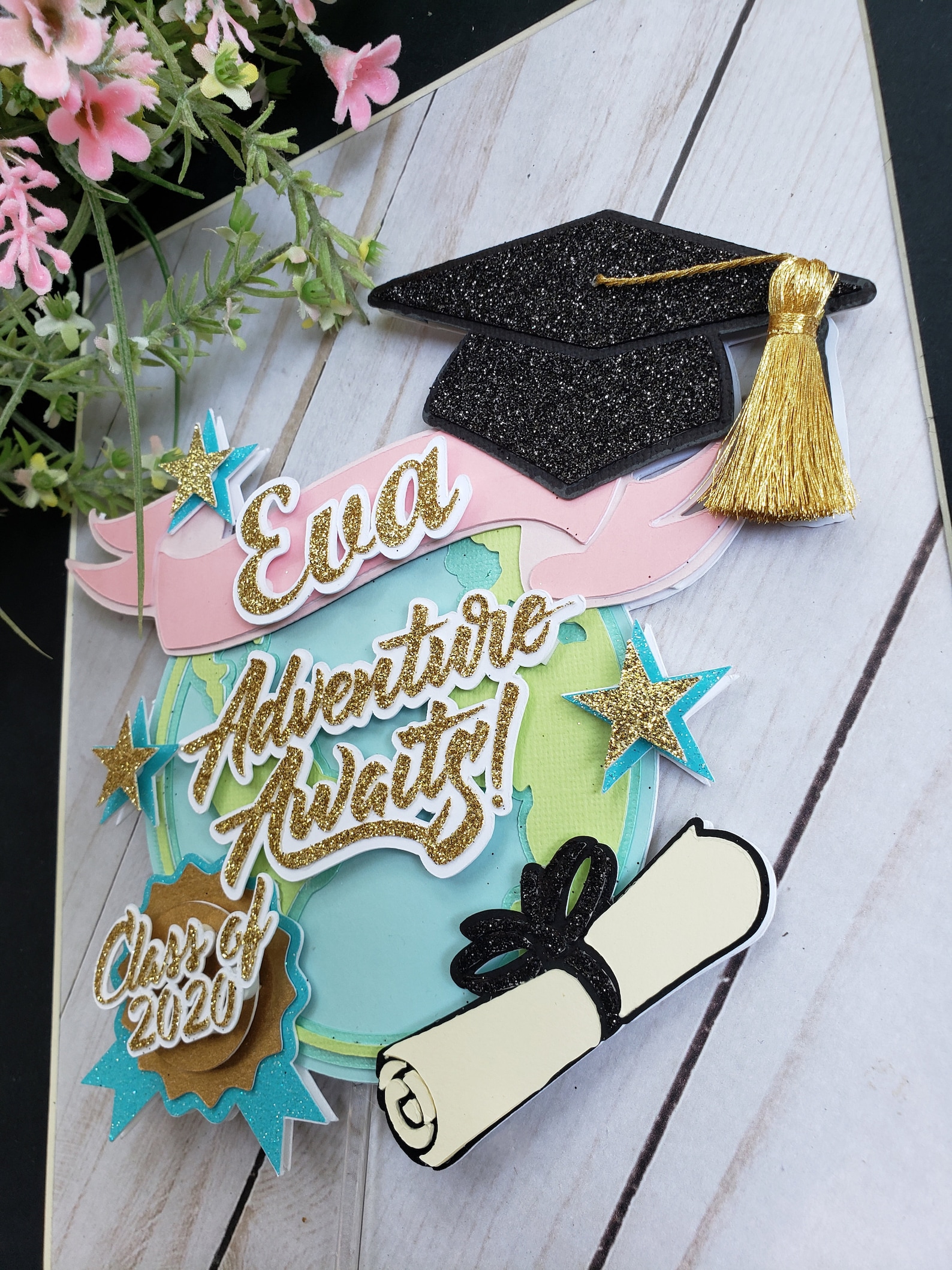 Graduation Cake Topper, Graduation Party Decorations, Custom Graduation ...