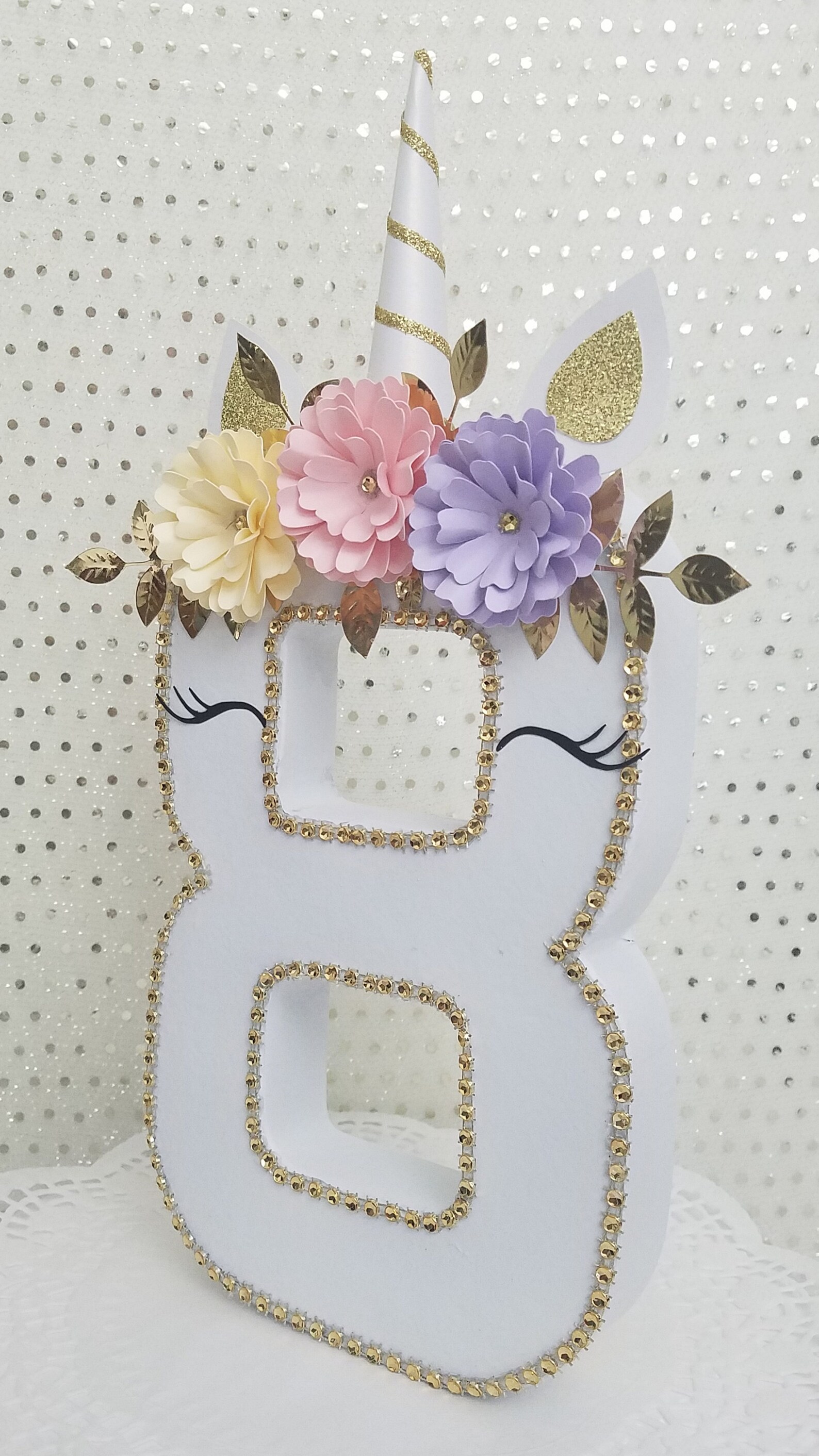 Unicorn Numbers, Unicorn Birthday Party, Freestanding Numbers, Photo ...