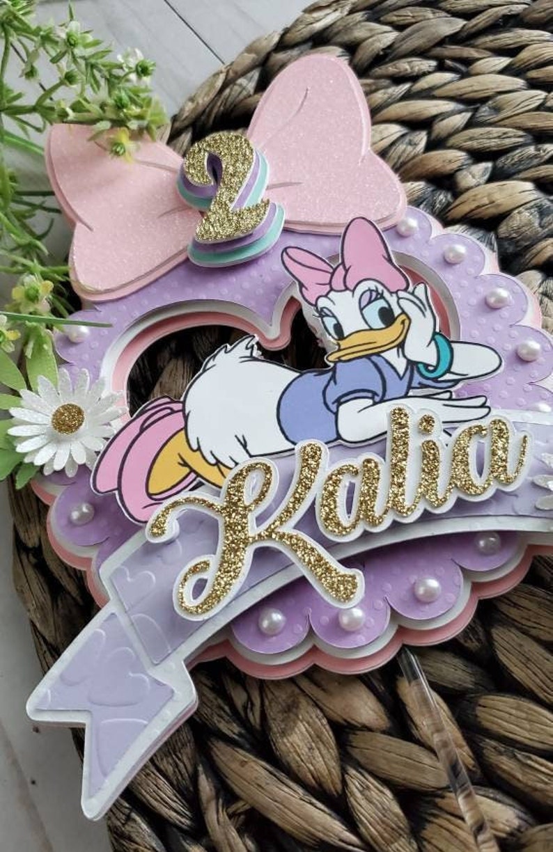 Daisy Duck Cake Topper - Etsy