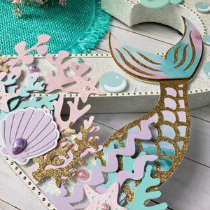 Mermaid 3D Number, Mermaid Birthday Centerpiece, Under the Sea ...