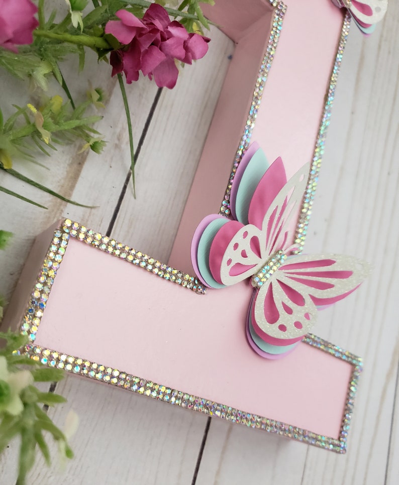 Number Photo Prop Butterfly Theme Party First Birthday Party - Etsy